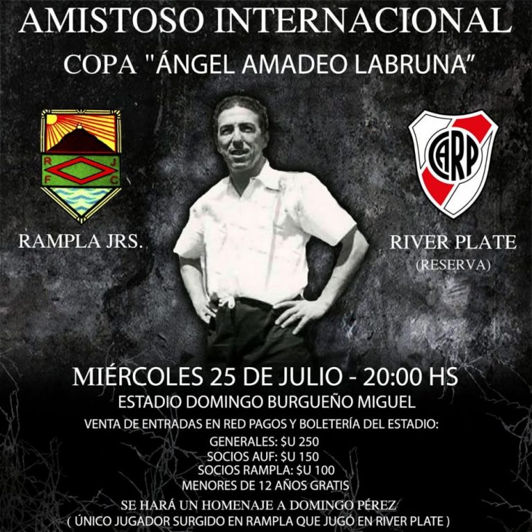 Por Angel Labruna juegan River argentino y Rampla Juniors - 970 Universal
