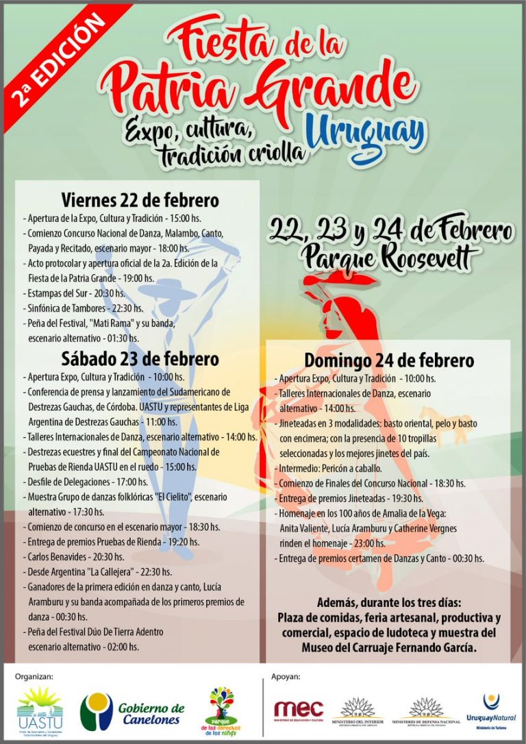Hasta el domingo se realiza la Fiesta de la Patria Grande en Parque ...